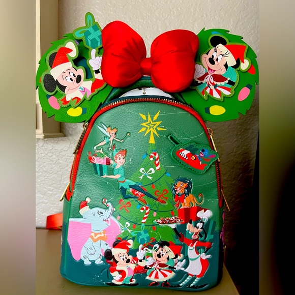 Loungefly | Accessories | Disney Classics Christmas Glowinthedark ...
